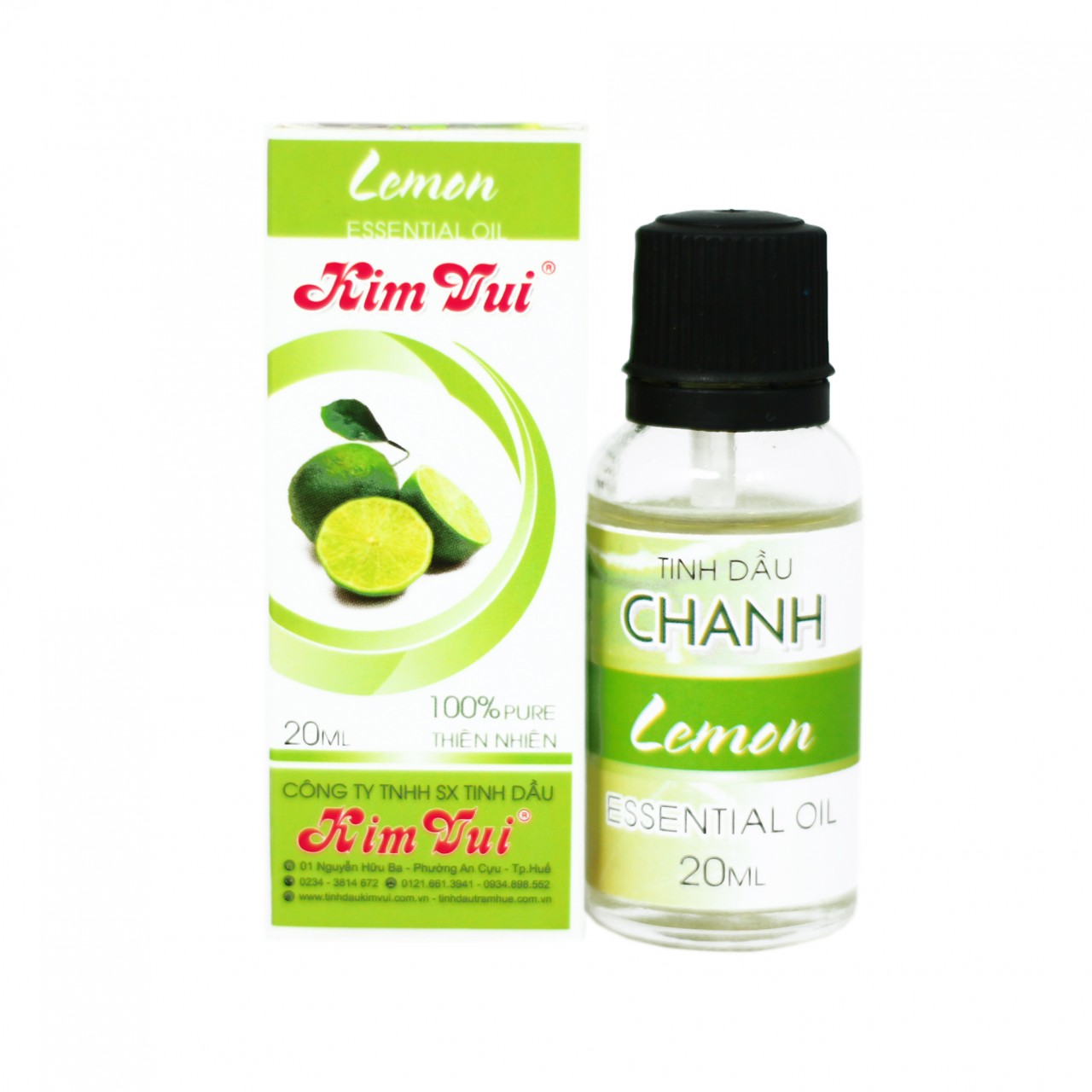 Tinh dầu chanh Kim Vui 20ml - Quà Huế Online
