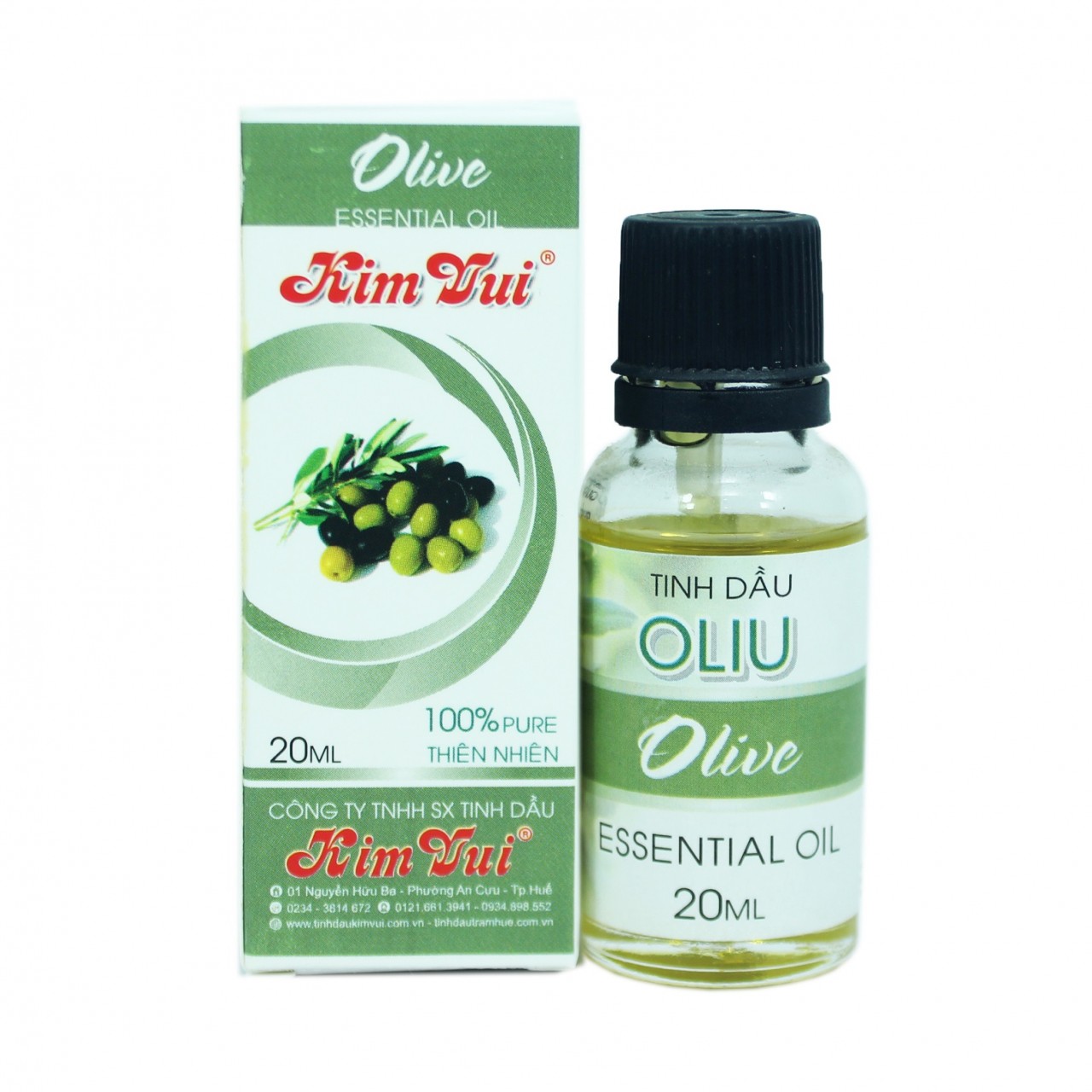 Tinh dầu oliu Kim Vui 20ml - Quà Huế Online